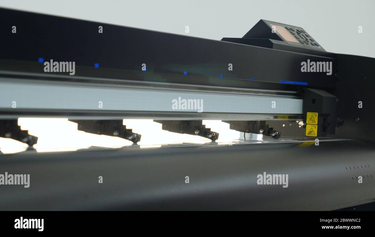 Industrial worker input data programing for CNC milling machine Stock Photo - Alamy