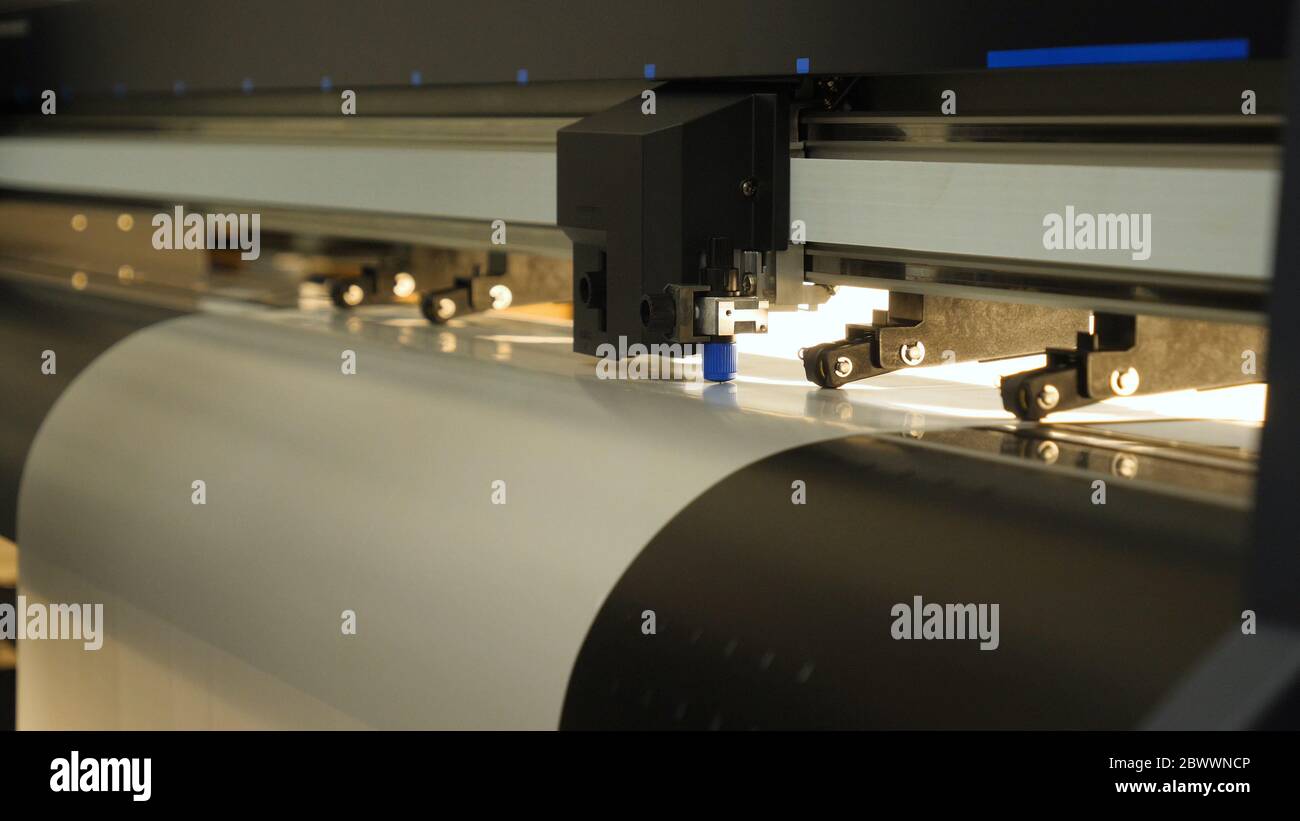 Industrial worker input data programing for CNC milling machine Stock Photo - Alamy