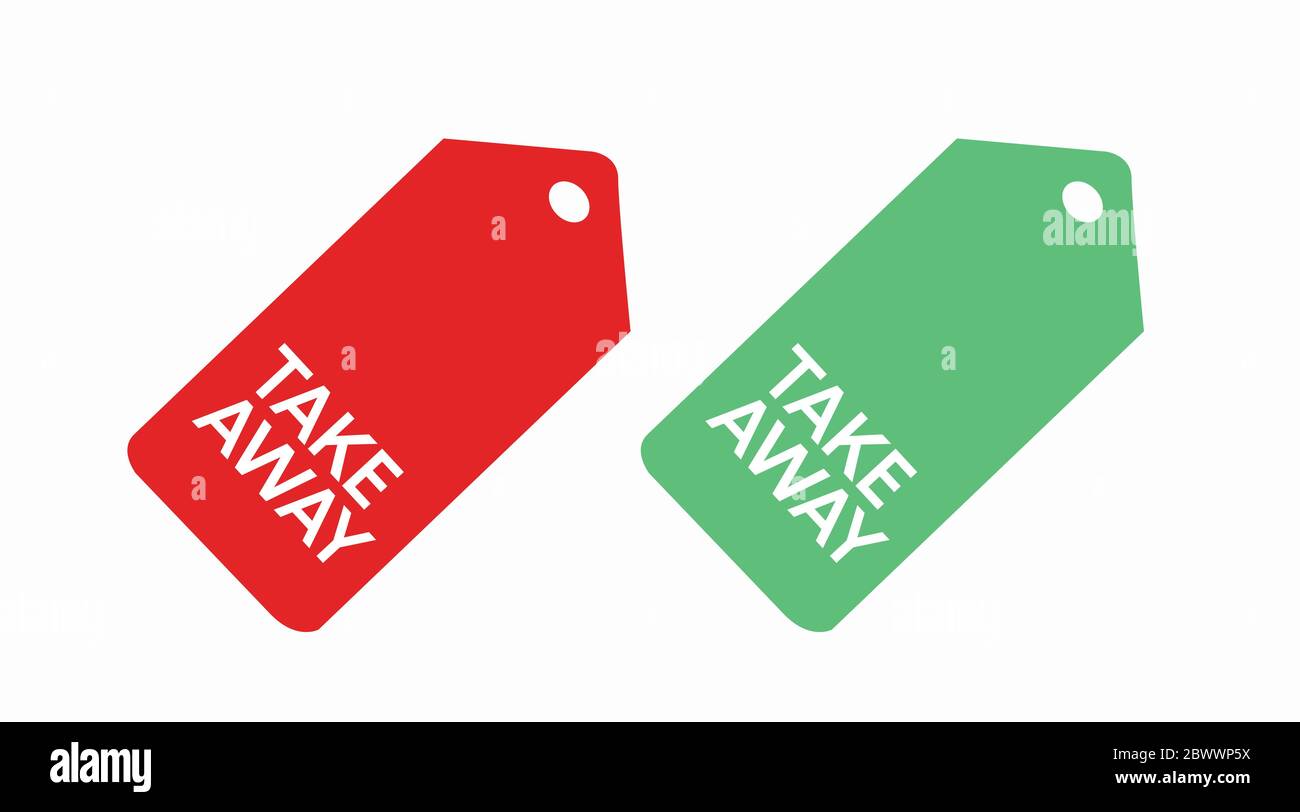 Vector Isolated Illustration of a Take Away Icon Stock Vector Image ...