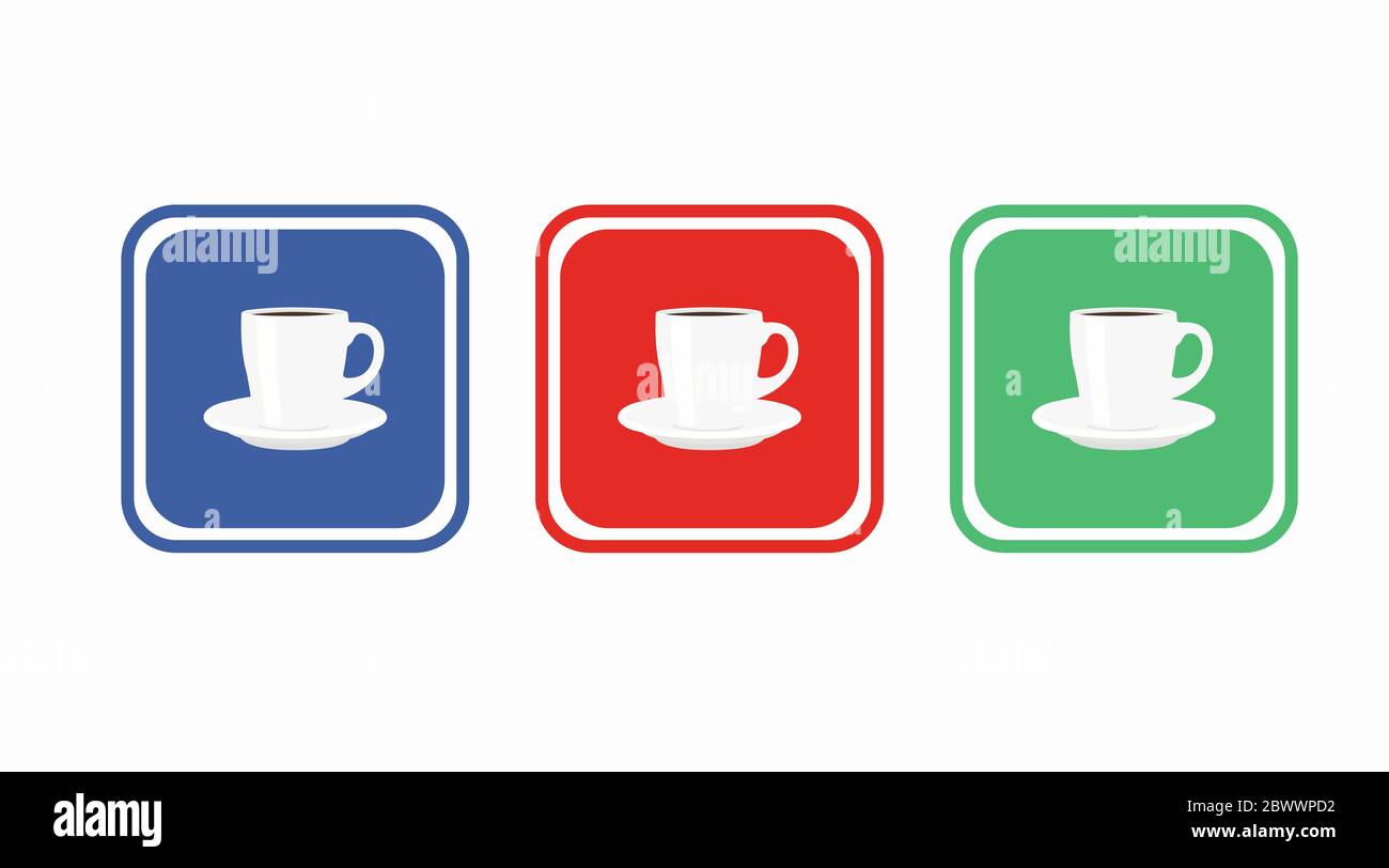 Vector Isolated Illustration of a Coffee Icon or Signs Stock Vector ...