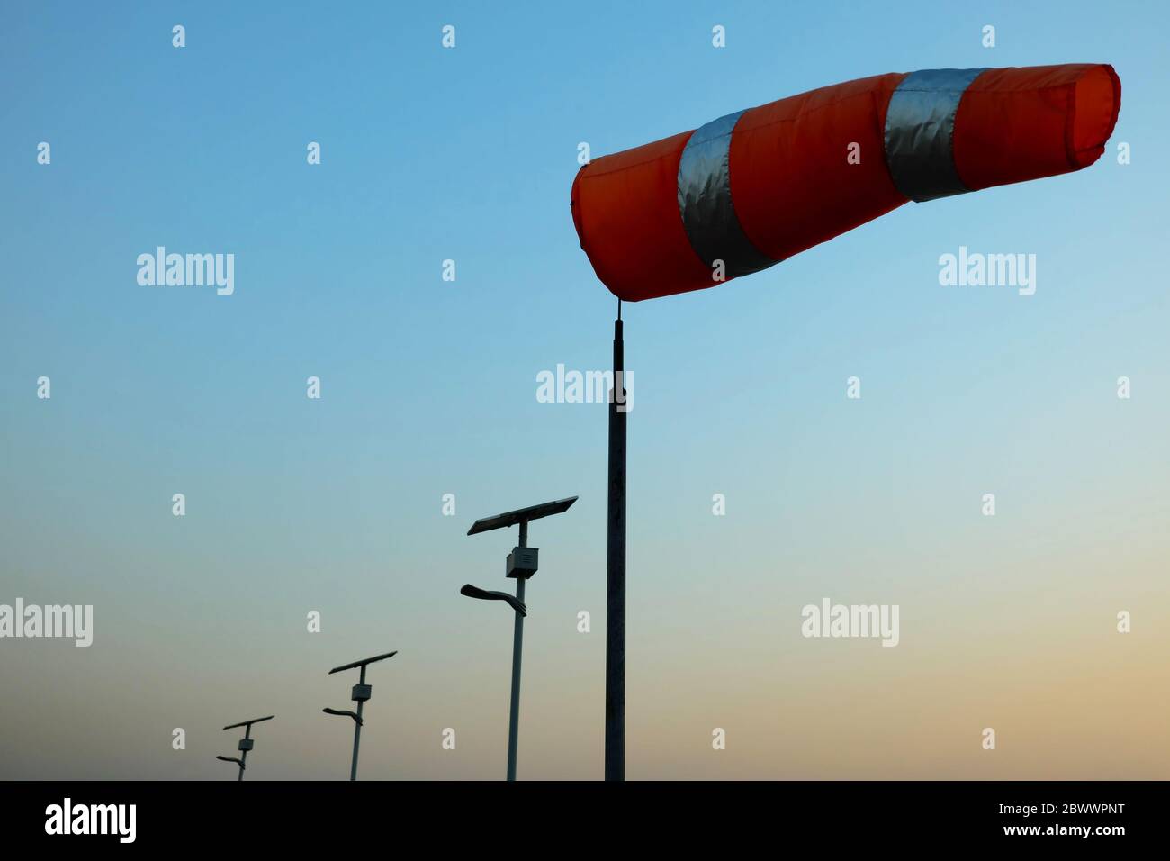 Close up Wind Direction Flag Stock Photo - Alamy