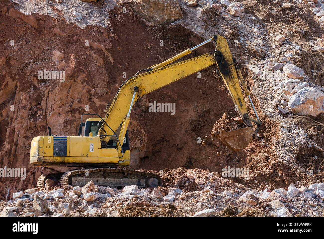 construction equipment working in a construction site Stock Photo - Alamy