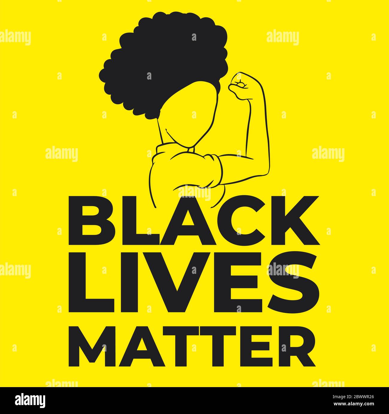 Black lives matter vector vectors hi-res stock photography and images ...