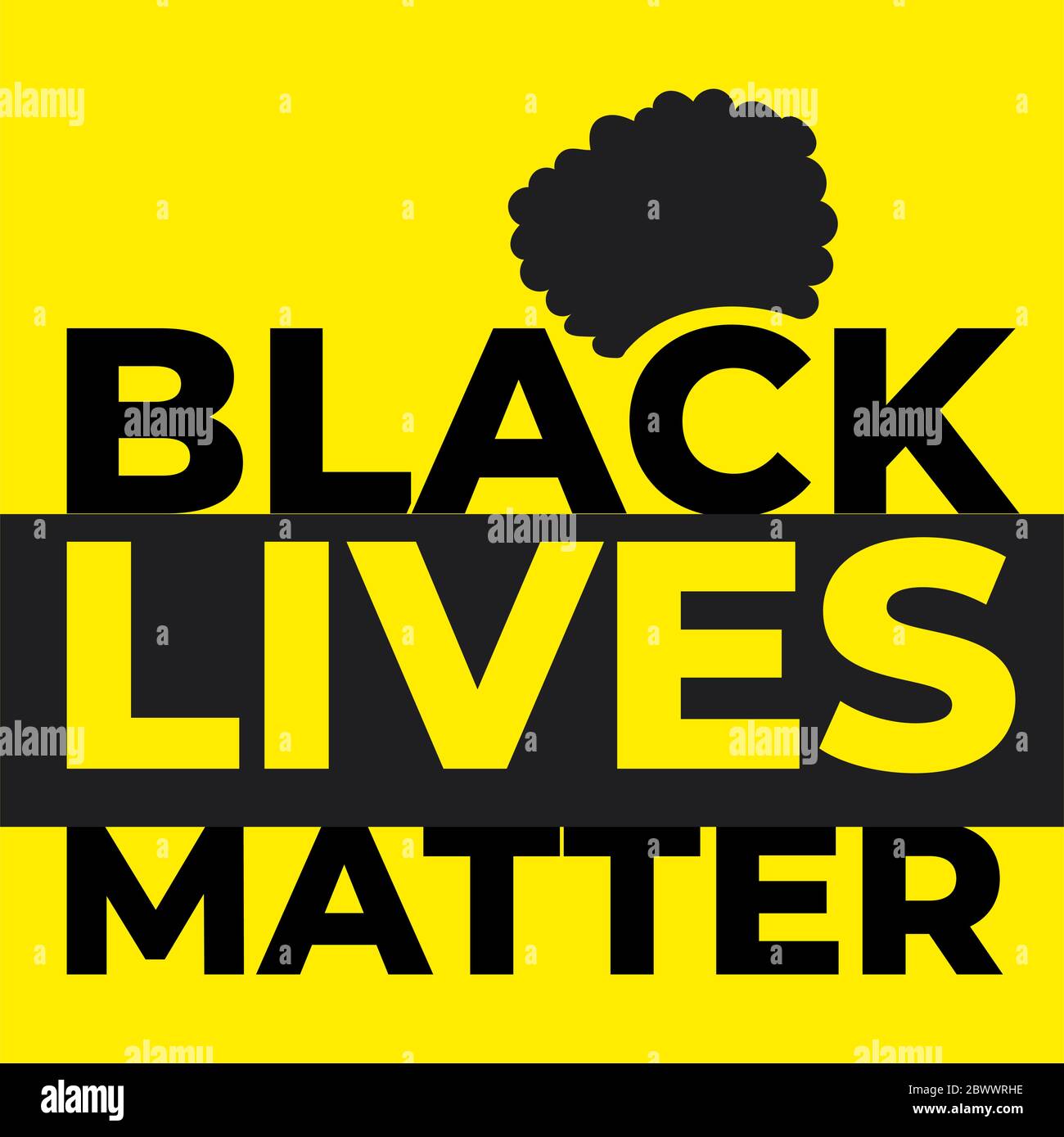 Black lives matter. Symbol of the fight against racism Stock Vector ...