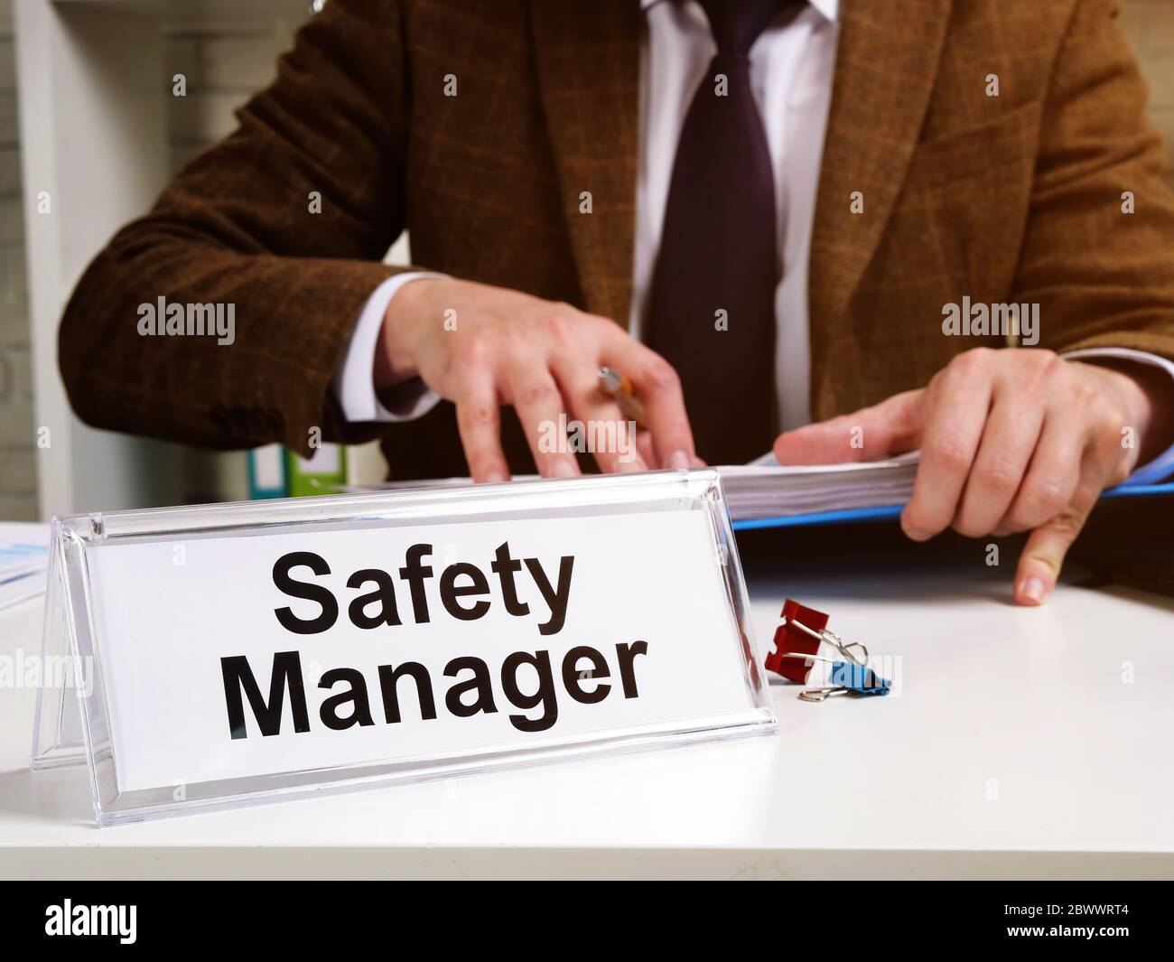 Safety manager hi-res stock photography and images - Alamy