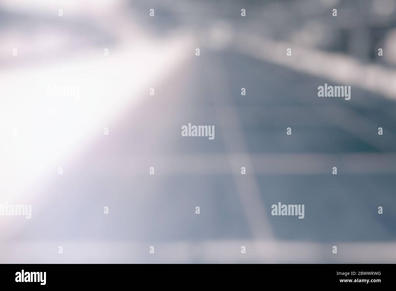 White Blurred Interior of Track Way Background Stock Photo - Alamy