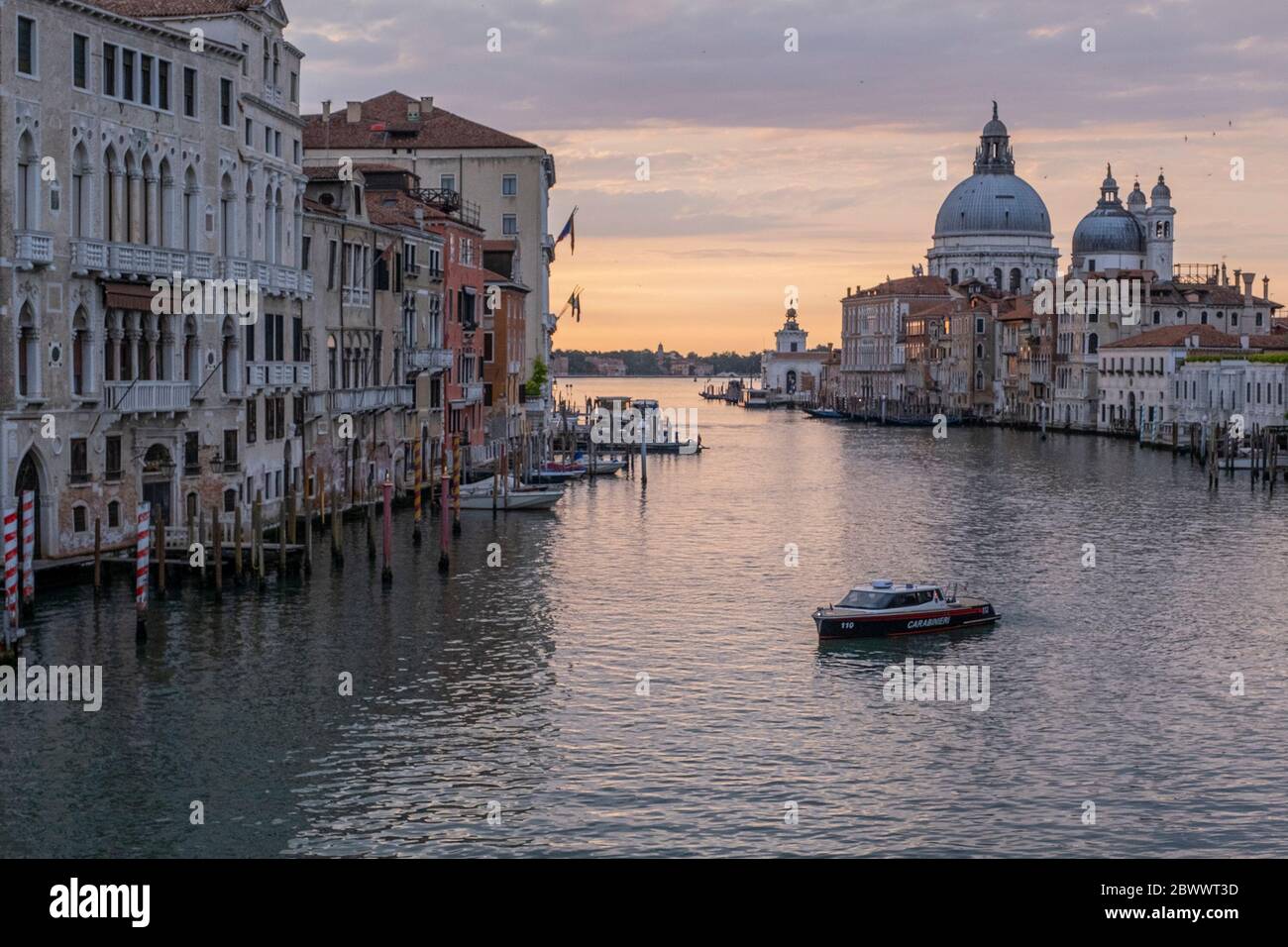VENICE, ITALY - JUNE: Carabinieri patrolling Venice on June 02, 2020 in ...