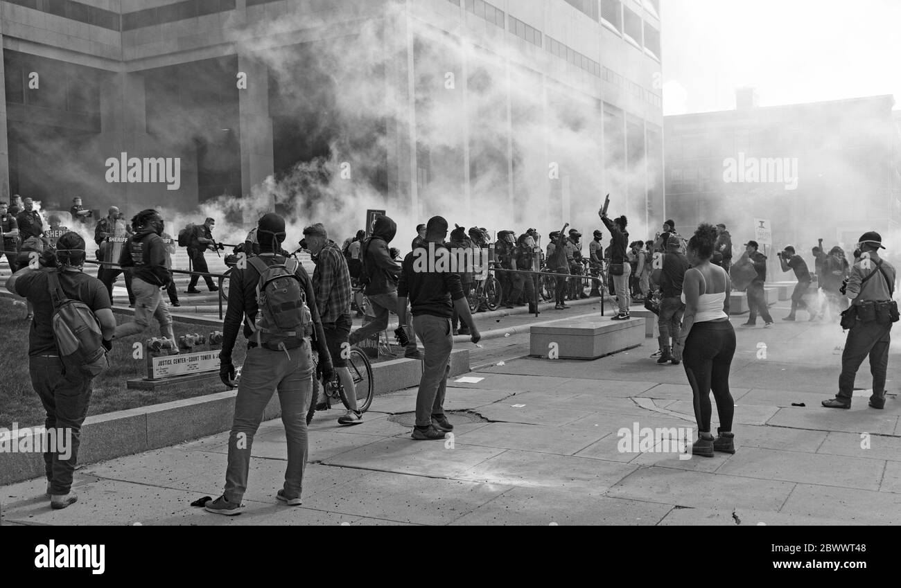 Protesting against police Black and White Stock Photos & Images - Alamy