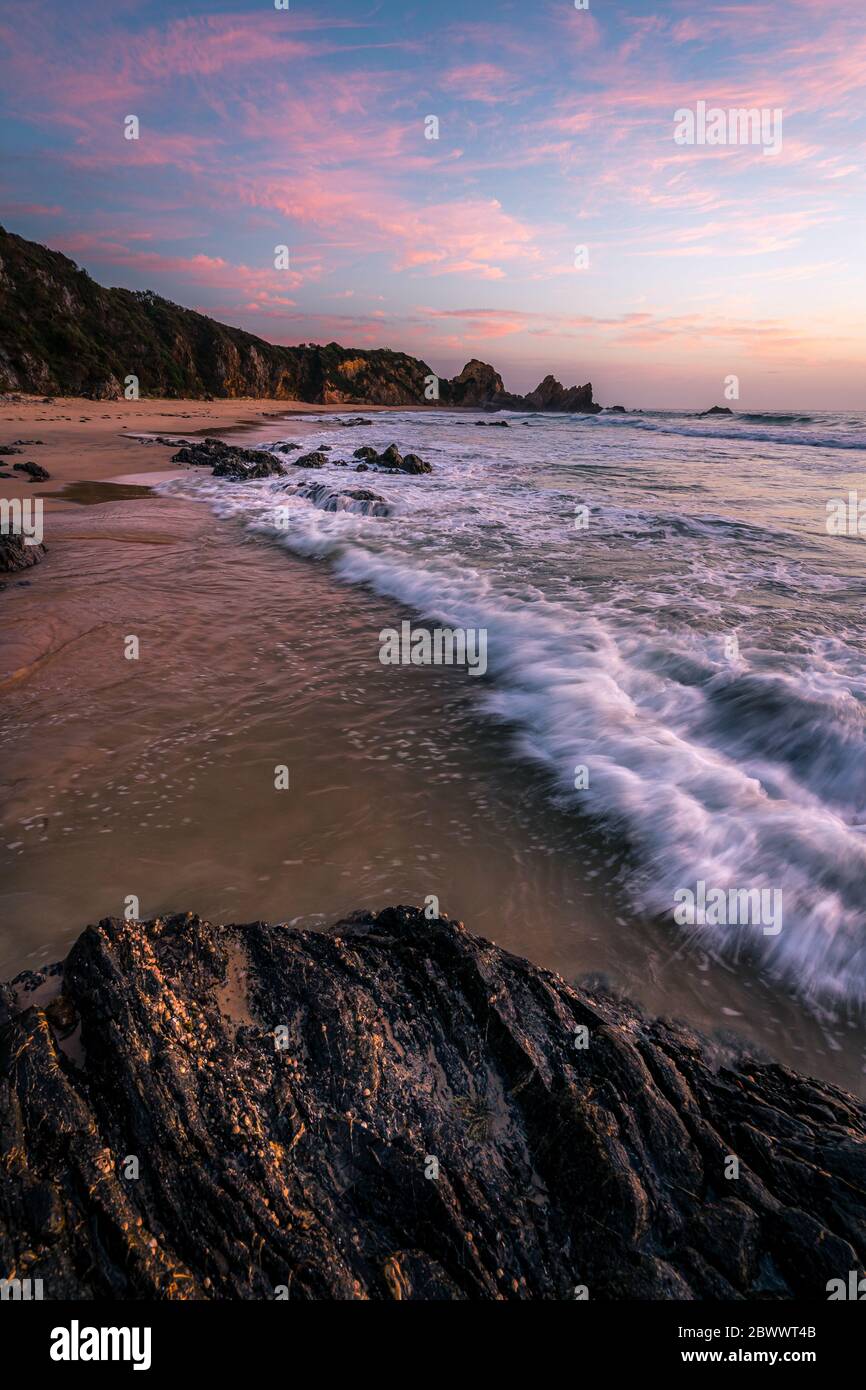 Sunrise at Horse Head Rock, Bermagui, New South Wales, Australia Stock ...