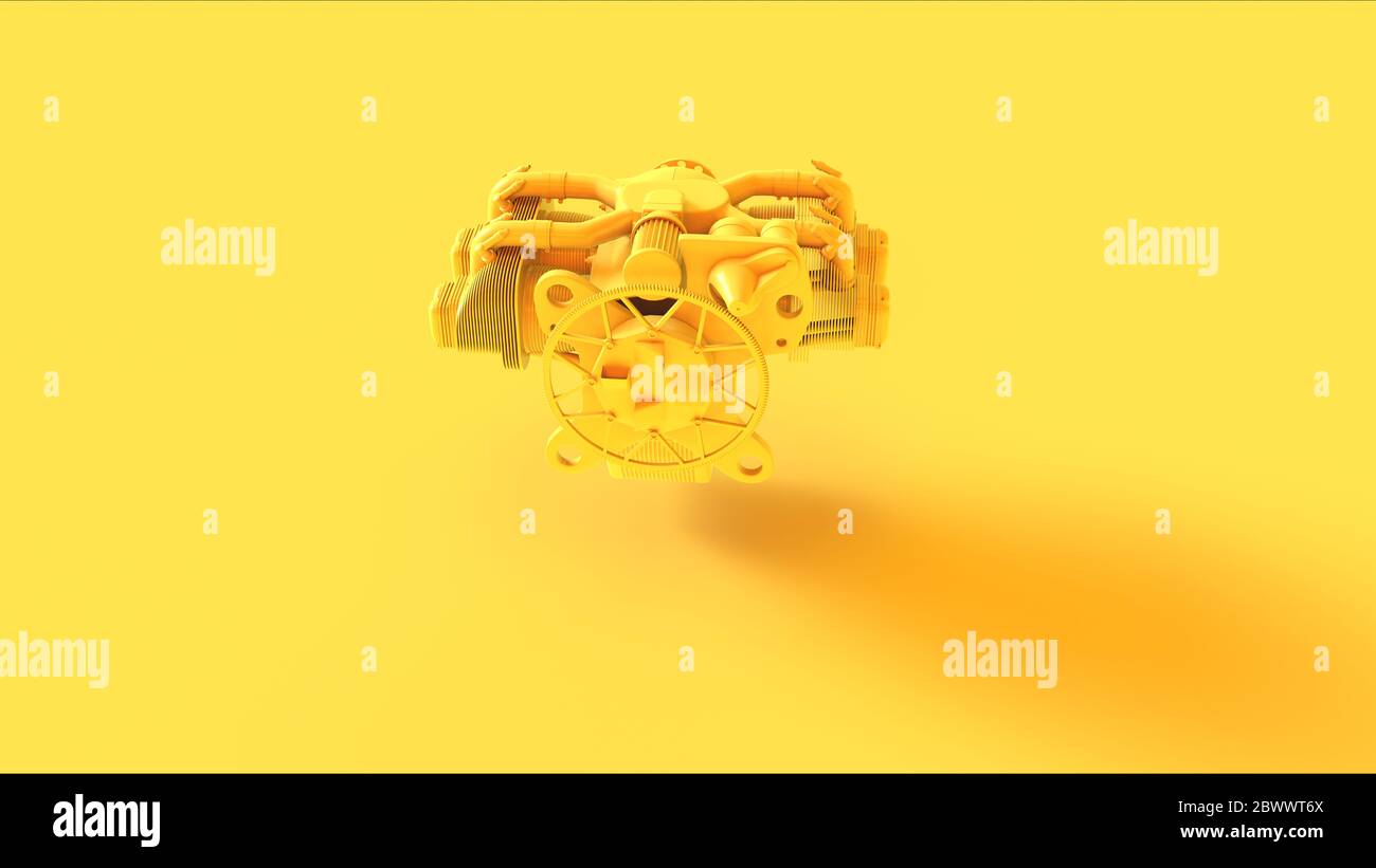 Bright yellow aircraft hi-res stock photography and images - Alamy
