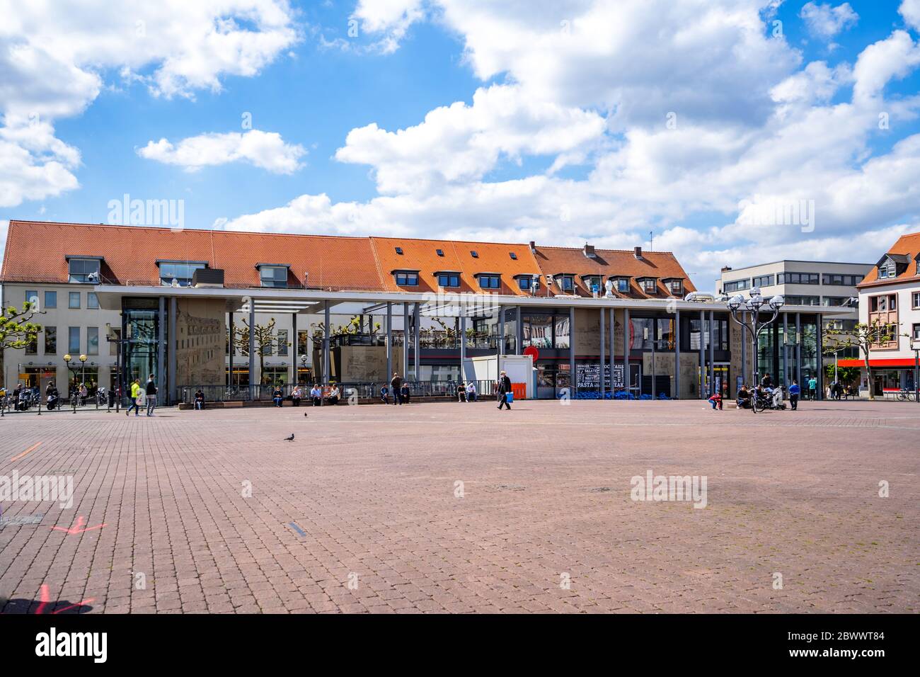 Market in Hanau am Main, Hessen, Germany Stock Photo - Alamy