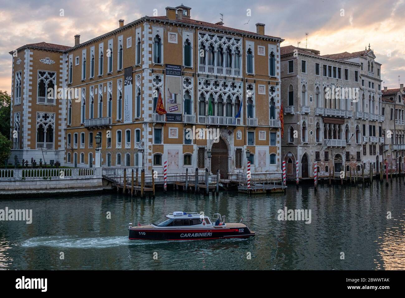 VENICE, ITALY - JUNE: Carabinieri patrolling Venice on June 02, 2020 in ...
