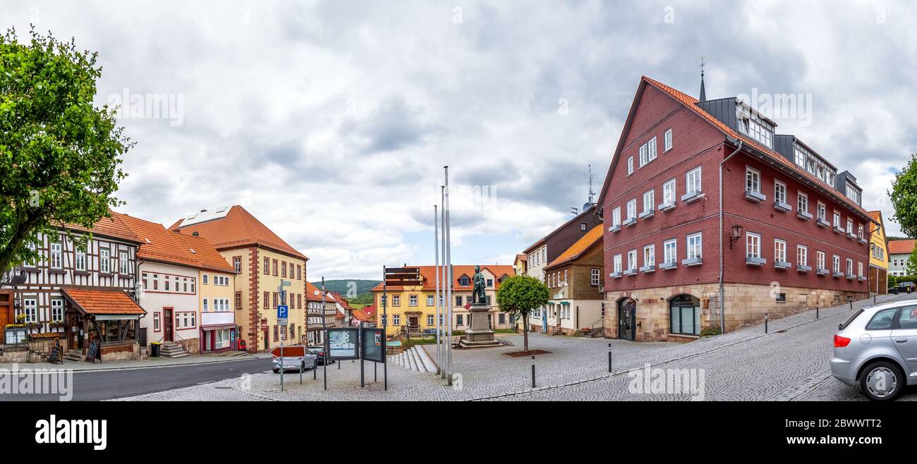 Historical city of Tann Rhön, Germany Stock Photo - Alamy
