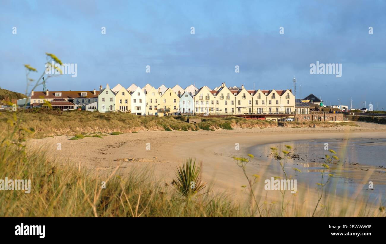 Braye Beach, Alderney Stock Photo - Alamy