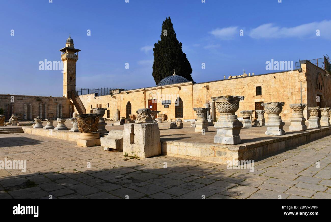 Islamic museum on the Temple Mount in Jerusalem Stock Photo - Alamy