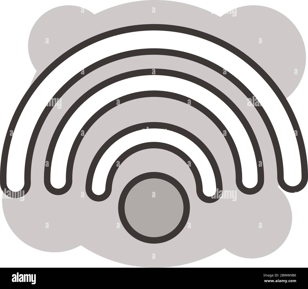 Router waves Stock Vector Images - Alamy
