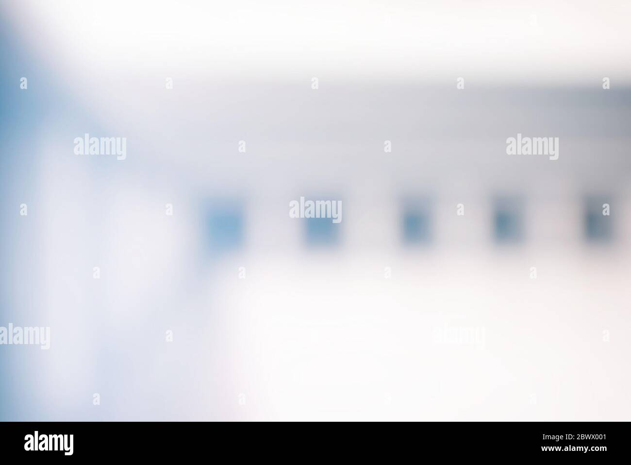 White Blurred Interior of Hallway Background Stock Photo - Alamy