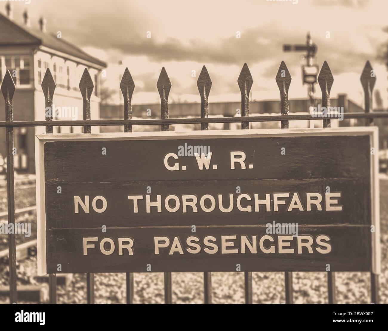 Old Train Station Signs