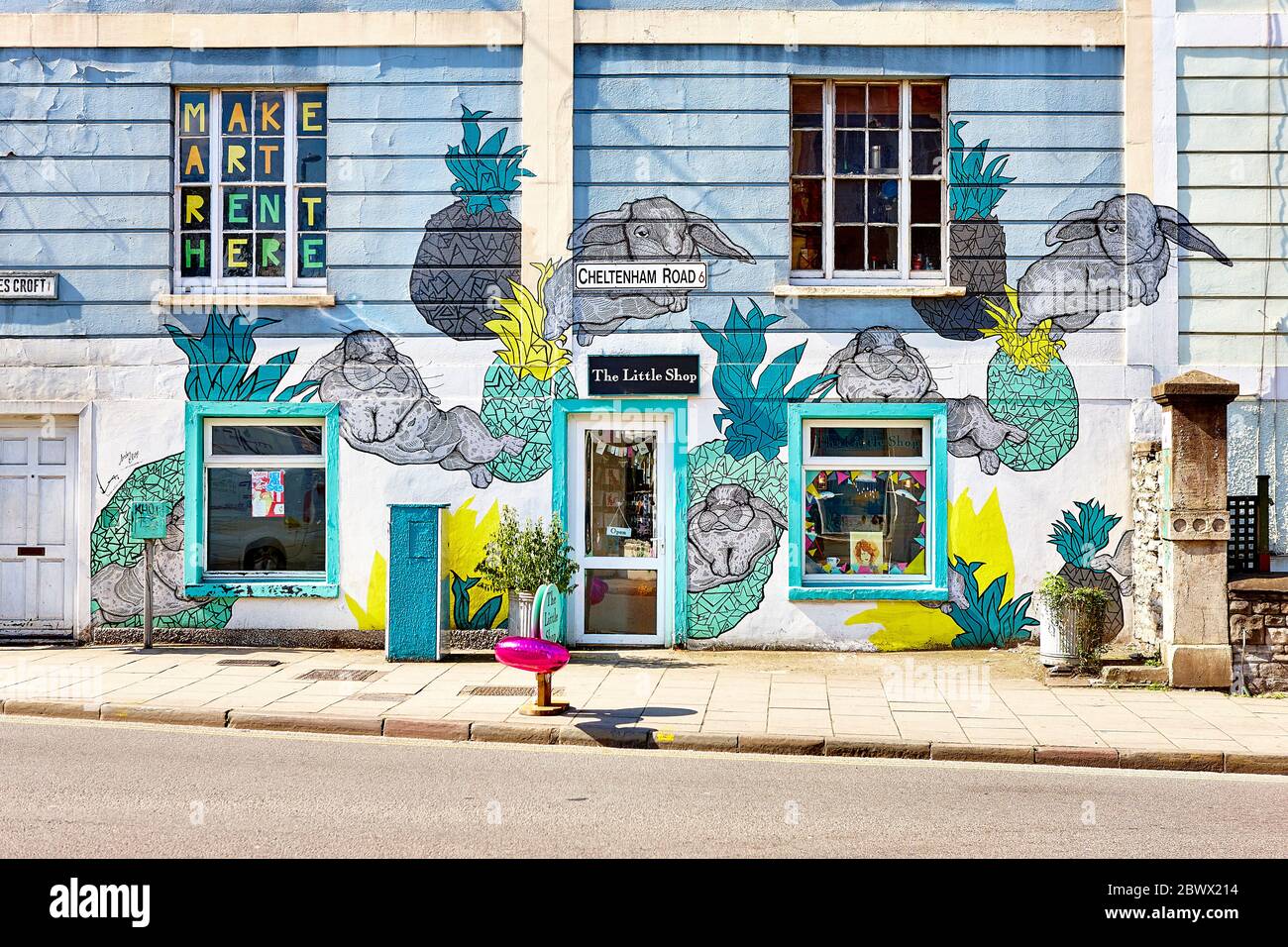 Wall Art in Bristol, England UK Stock Photo - Alamy