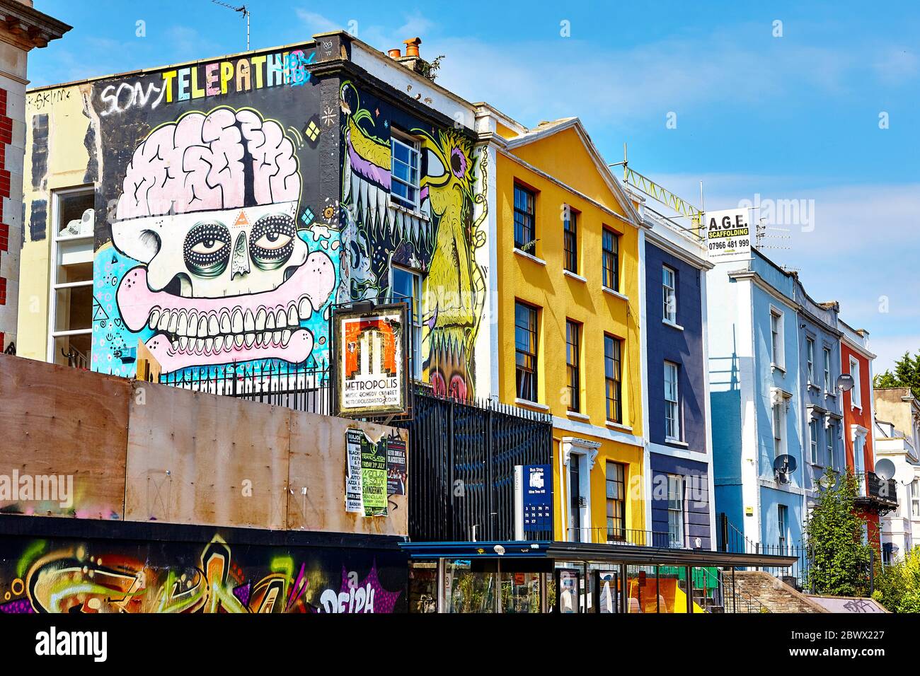Wall Art in Bristol, England UK Stock Photo - Alamy
