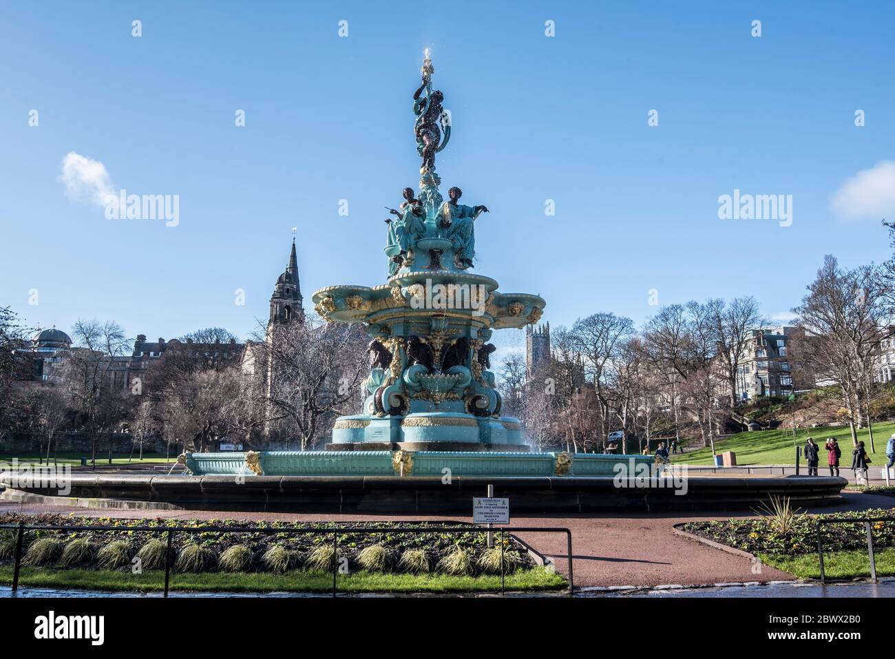 Ross Fountain Princes Street Gardens Edinburgh Stock Photo - Alamy