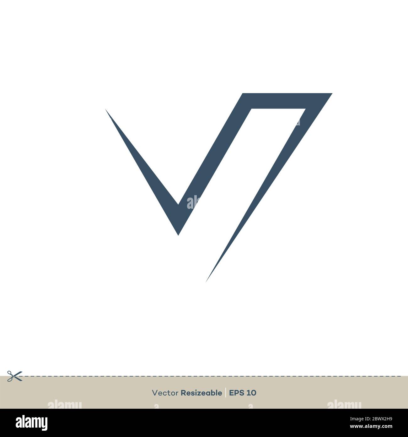 Letter V Logo Template Illustration Design. Vector EPS 10 Stock Photo ...
