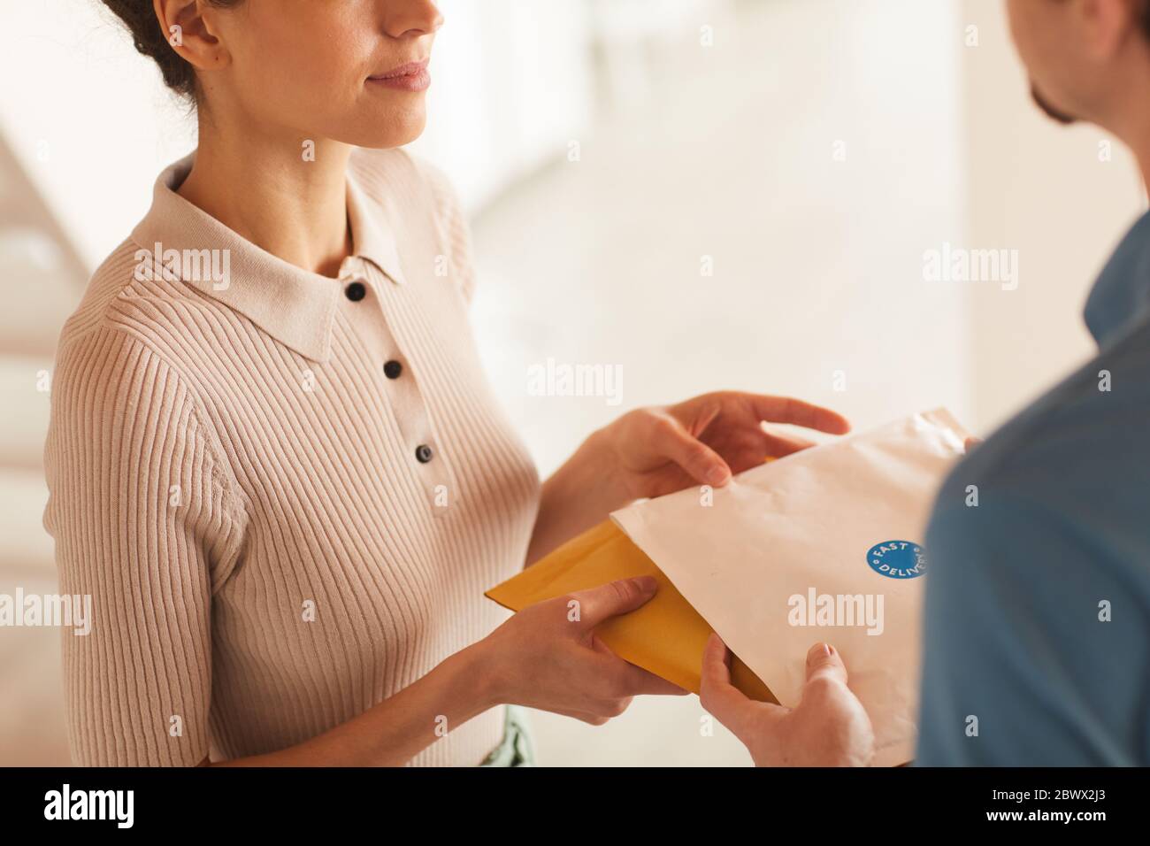 Receiving letters hi-res stock photography and images - Alamy