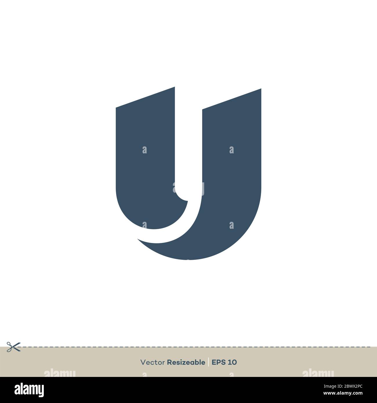 Letter U Logo Template Illustration Design. Vector EPS 10 Stock Photo ...