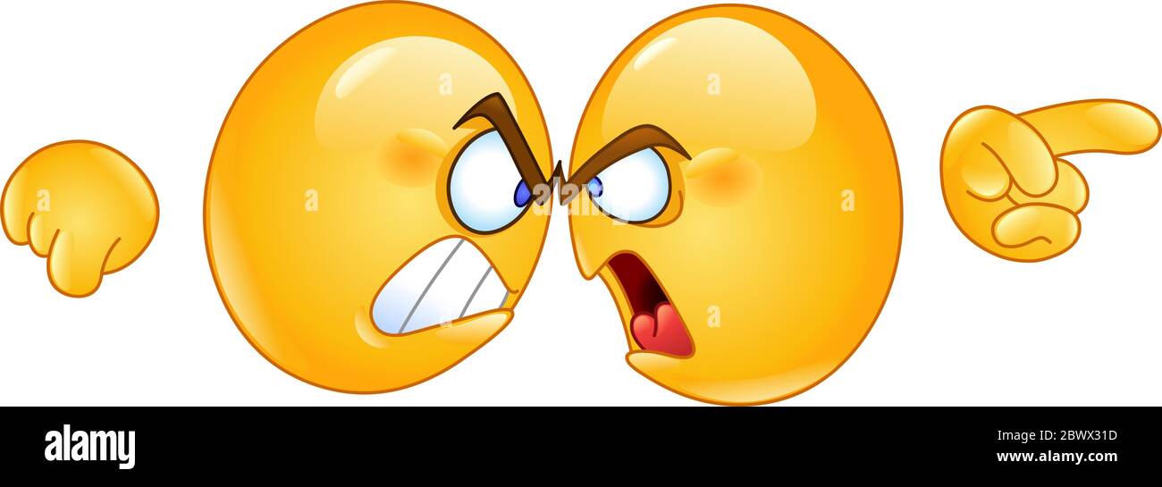 Aggressive argue Stock Vector Images - Alamy