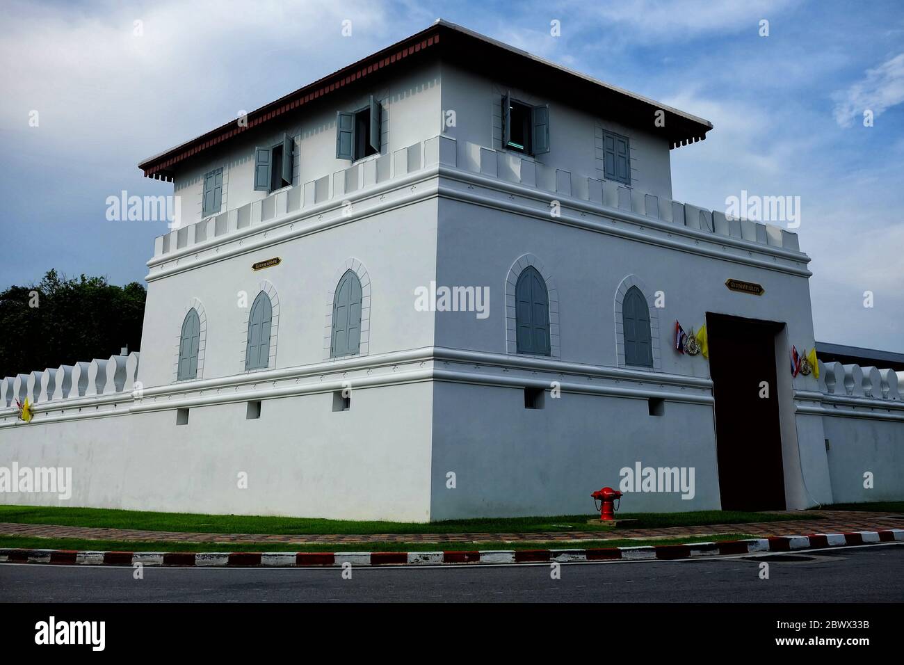 Ancient Fort of Phupha Sutha where is a Landmark of Bangkok, Thailand ...