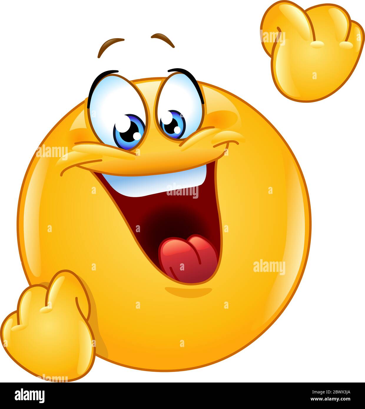 Fist pumping Stock Vector Images - Alamy