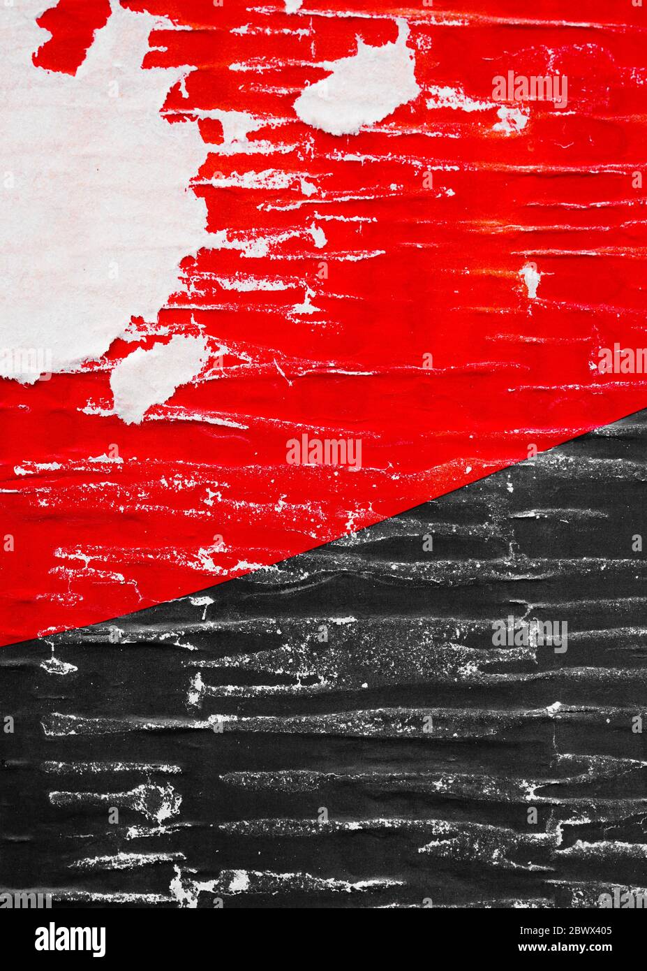 Old ripped torn posters grunge texture background creased crumpled ...