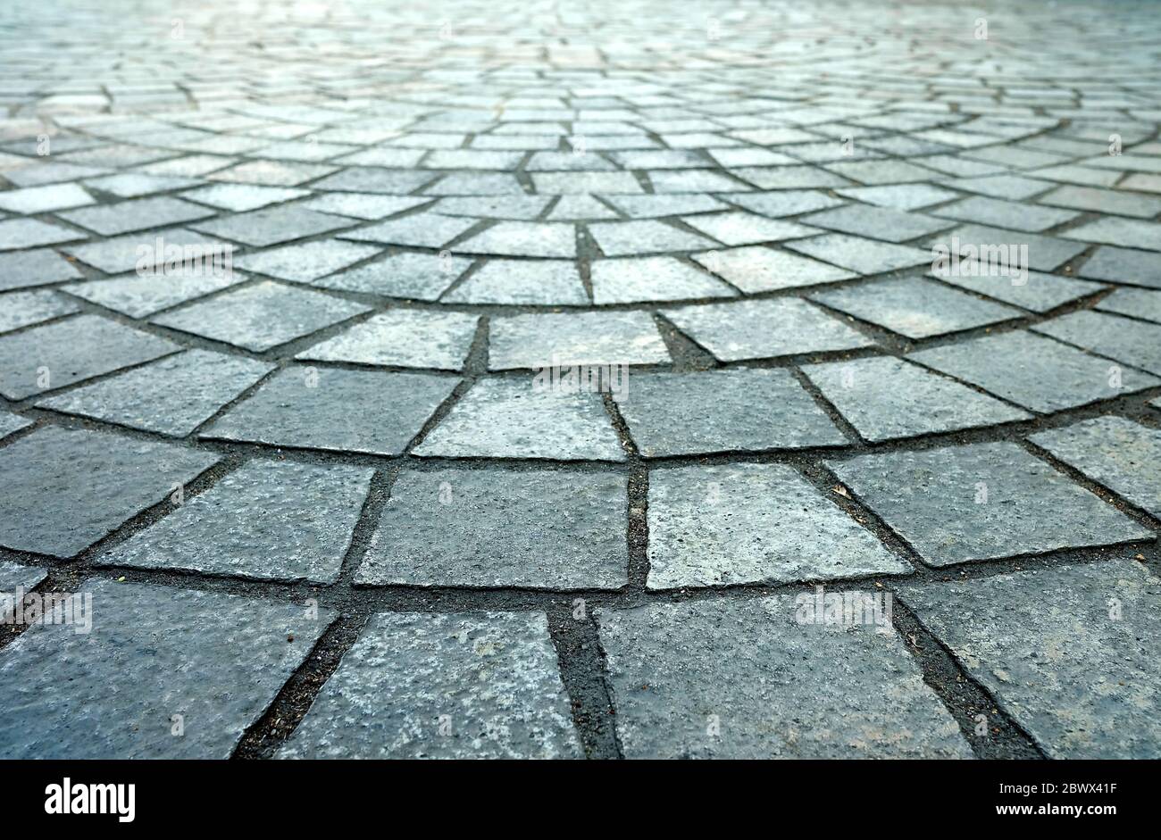 Close up Concrete Tiles Pavement Background. (Selective Focus Stock ...