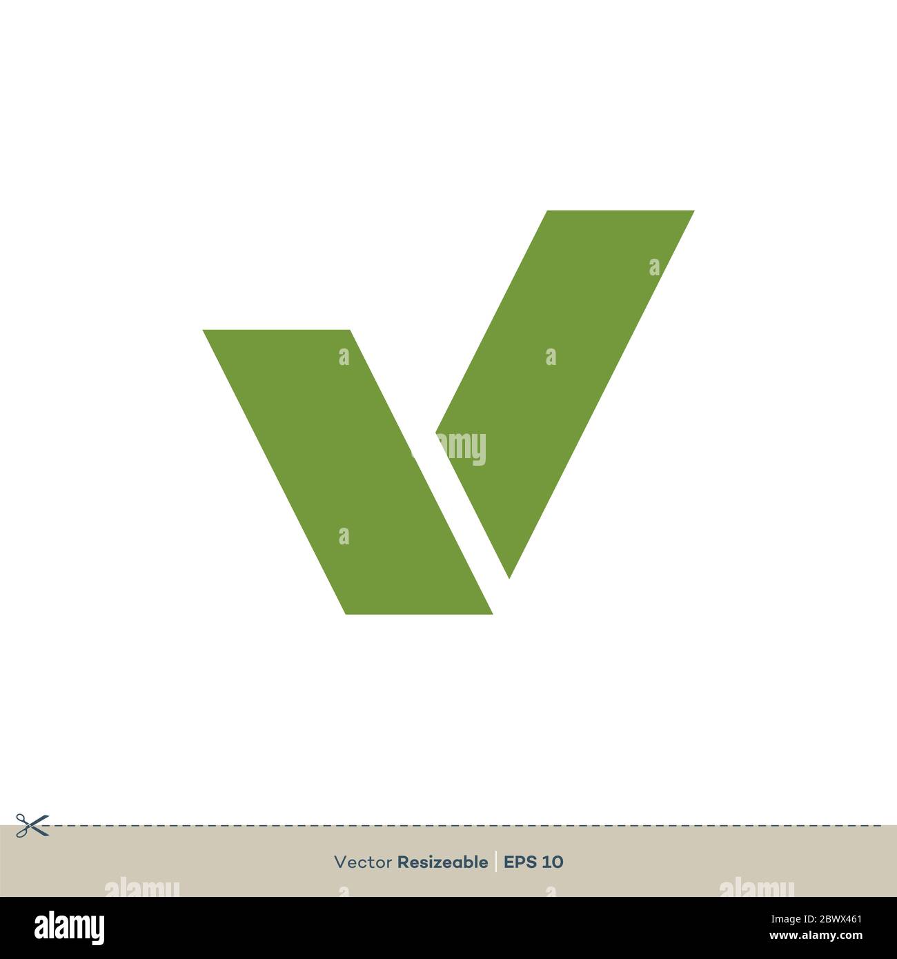 Letter V Logo Template Illustration Design. Vector EPS 10 Stock Photo ...