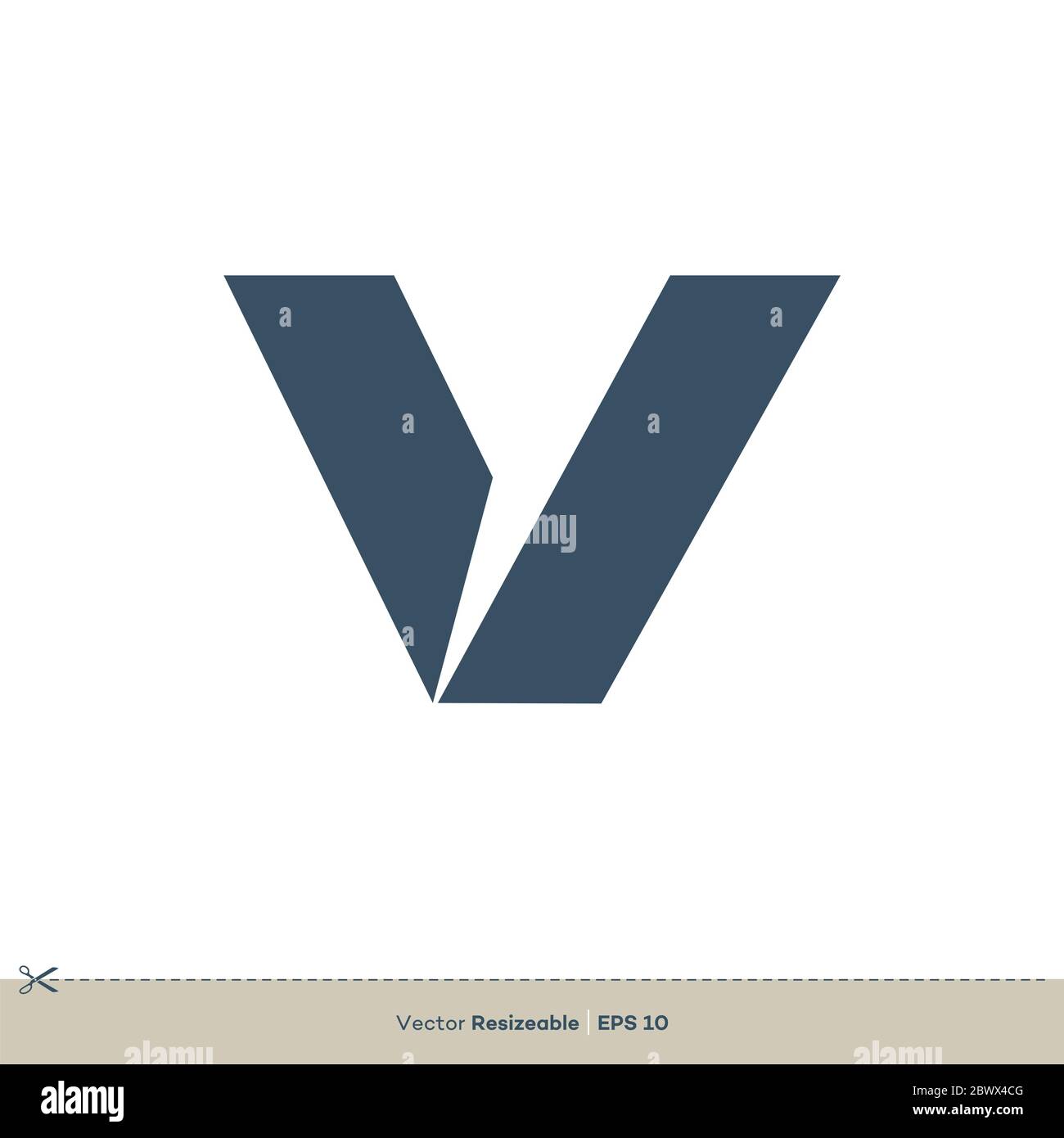 Letter V Logo Template Illustration Design. Vector EPS 10 Stock Photo ...