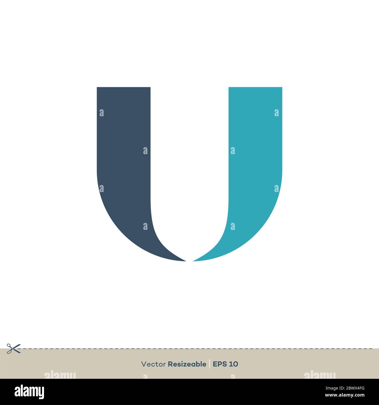 Letter U Logo Template Illustration Design. Vector EPS 10 Stock Photo ...