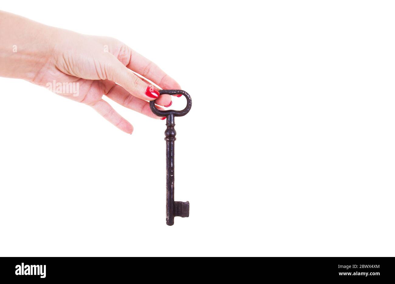 Retro caucasian female side view Cut Out Stock Images & Pictures - Alamy