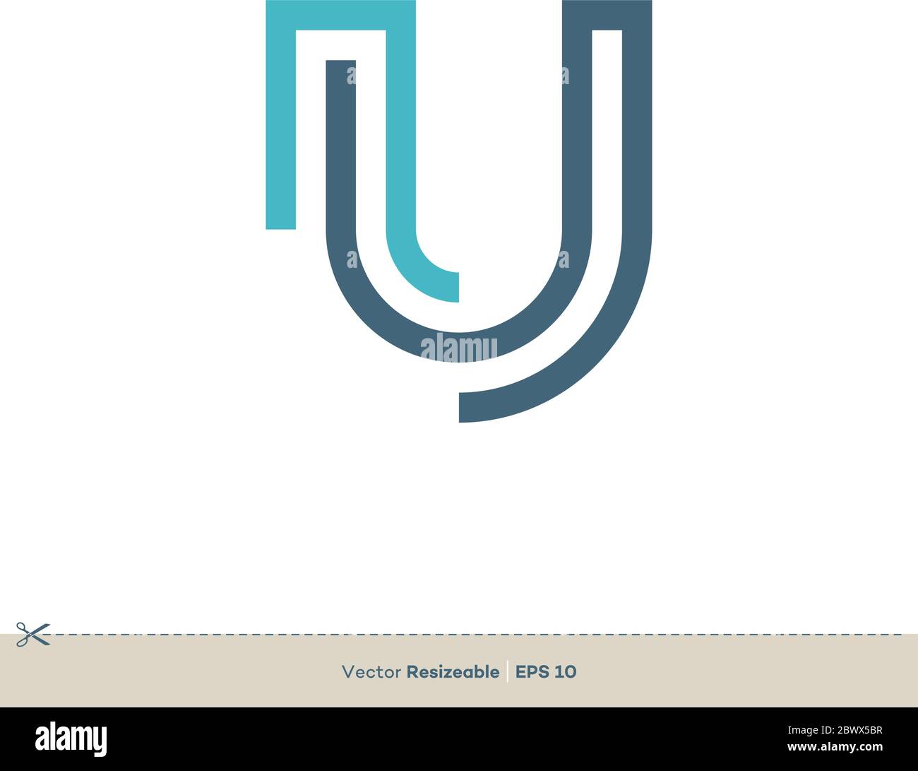 Letter U Logo Template Illustration Design. Vector EPS 10 Stock Vector ...