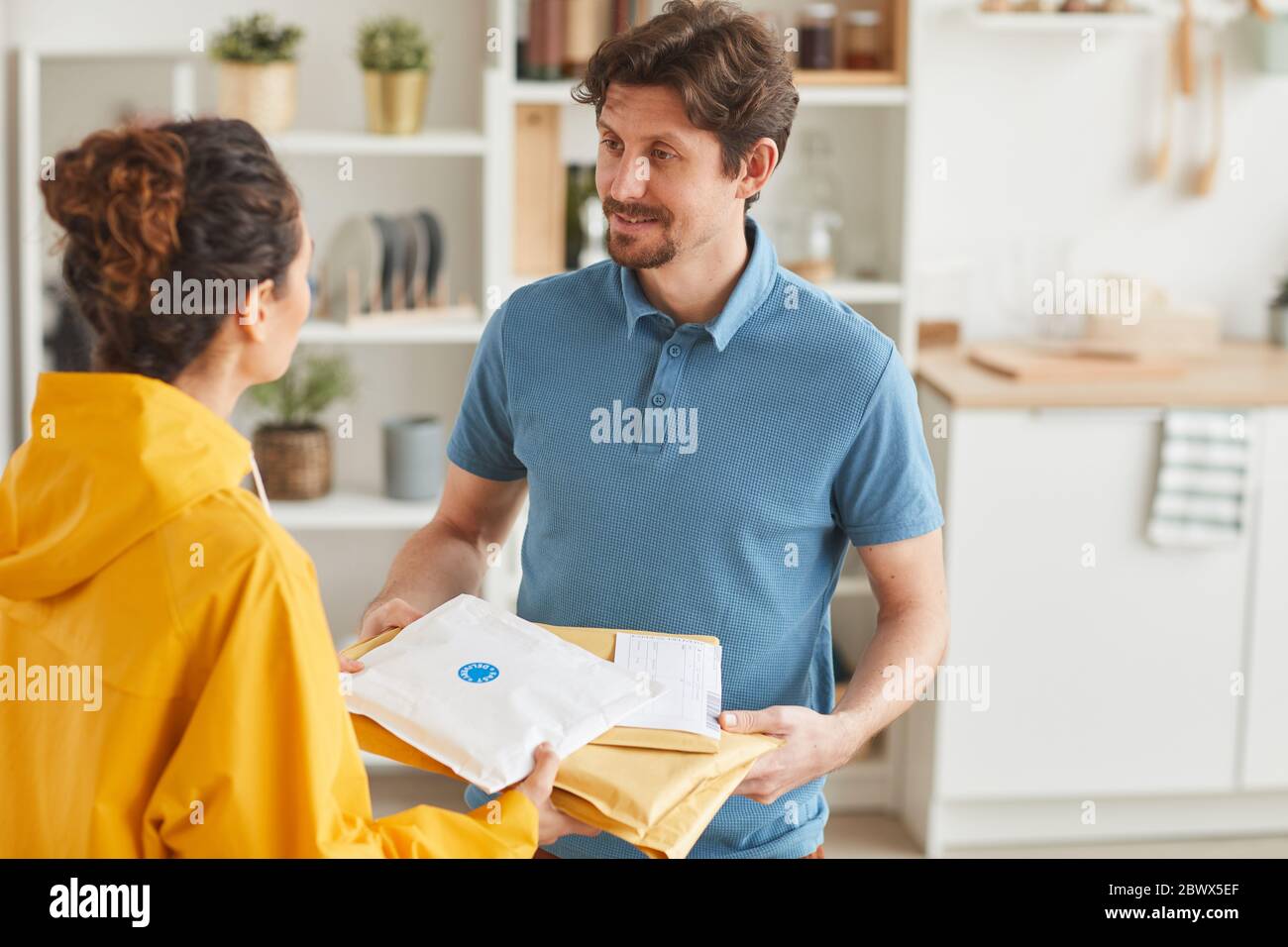 Receiving letters hi-res stock photography and images - Alamy