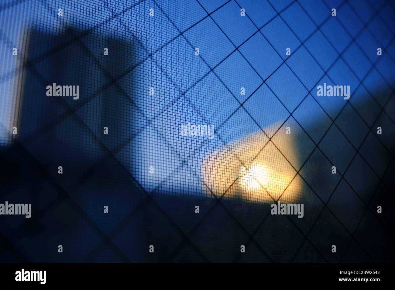 Blurred Buildings from the Hostel Window Stock Photo - Alamy