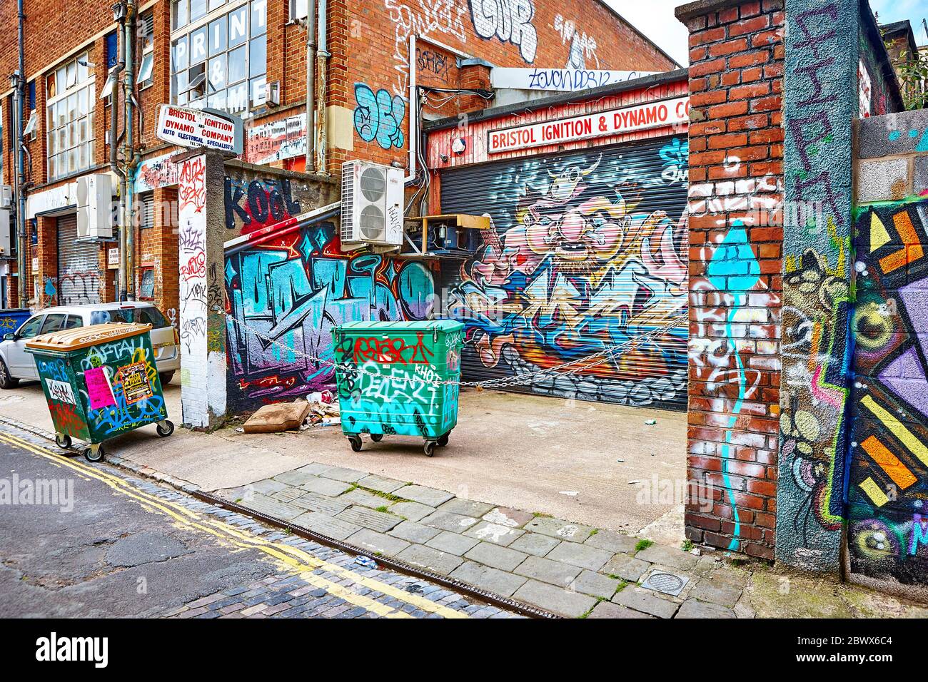 Stokes Croft Wall Murals in Bristol, UK, England Stock Photo - Alamy