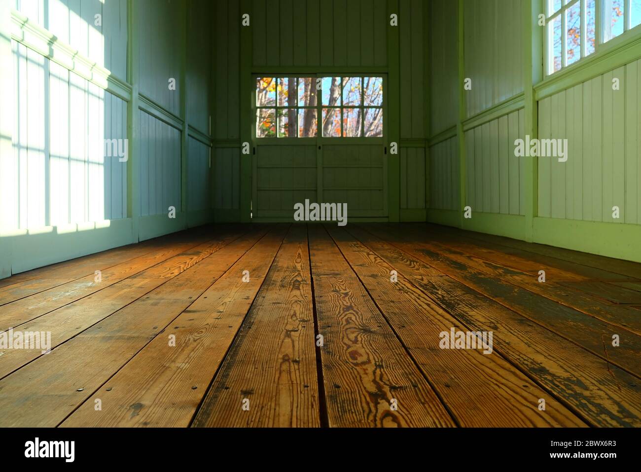 Old School Building Interior