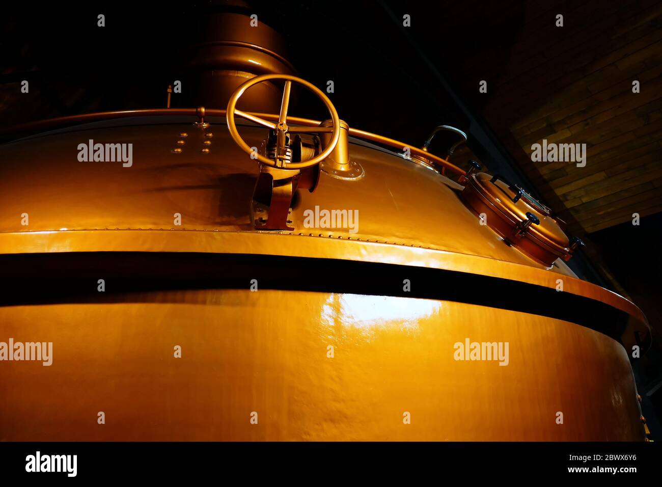 Inside brewing boil tank hi-res stock photography and images - Alamy