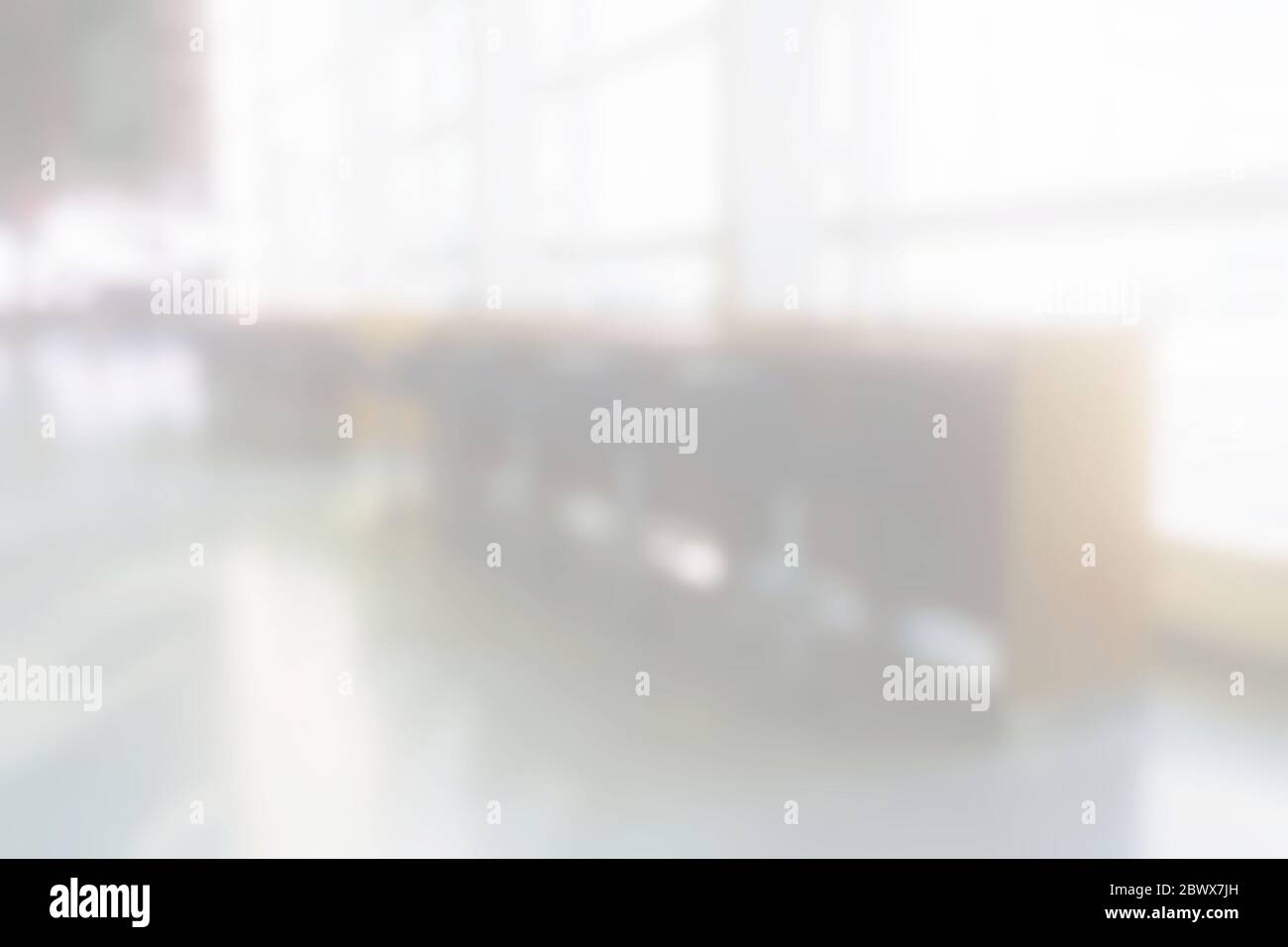 Blurred White Hall of Library Background Stock Photo - Alamy