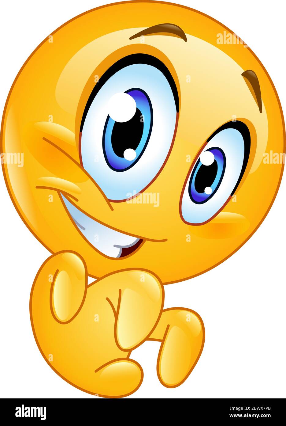 Emoticon making a grrr gesture Stock Vector Image & Art - Alamy