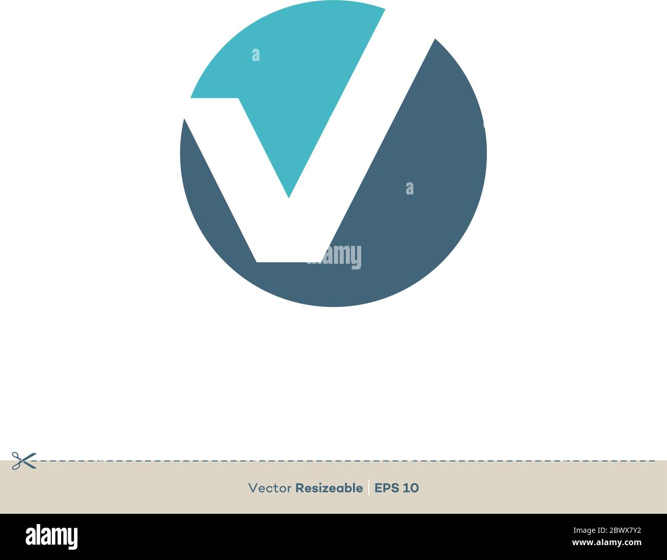 Letter V Logo Template Illustration Design. Vector EPS 10 Stock Vector ...