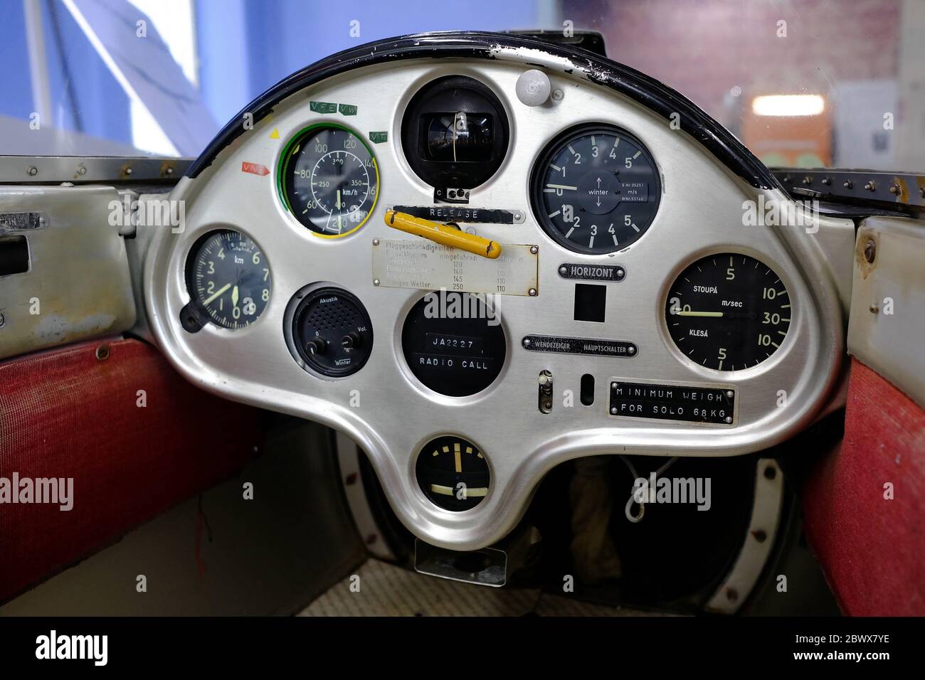 SAPPORO, JAPAN - NOVEMBER 16, 2019: L13-Blanik Sailplane Controller ...