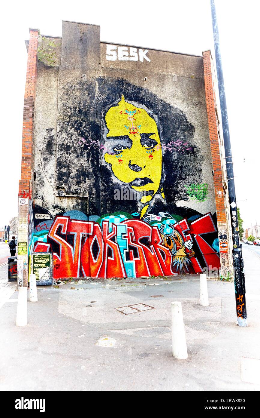 Bristol street art stokes croft road hi-res stock photography and ...