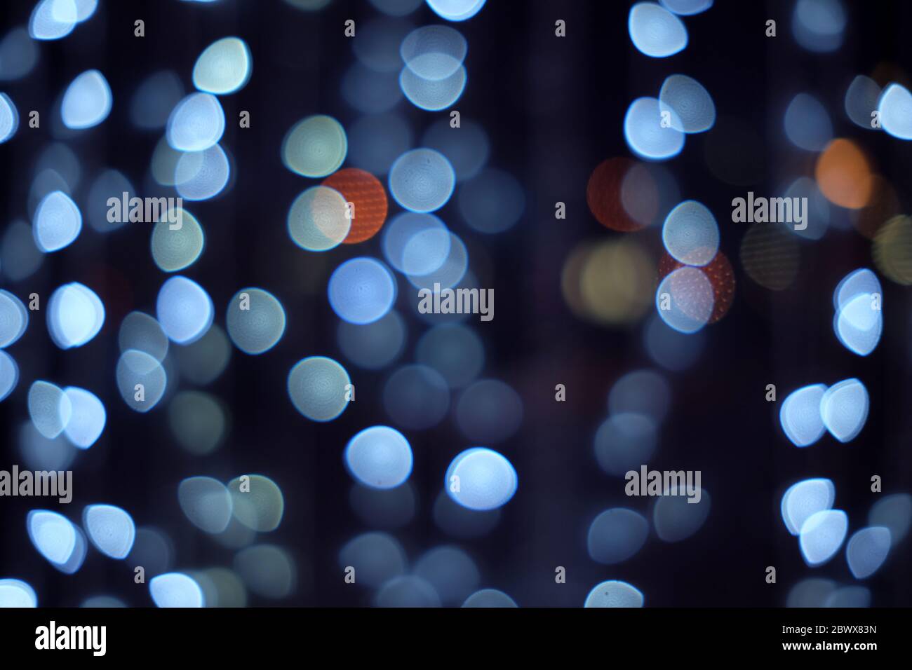 Abstract Blue Bokeh Texture Background Stock Photo - Alamy