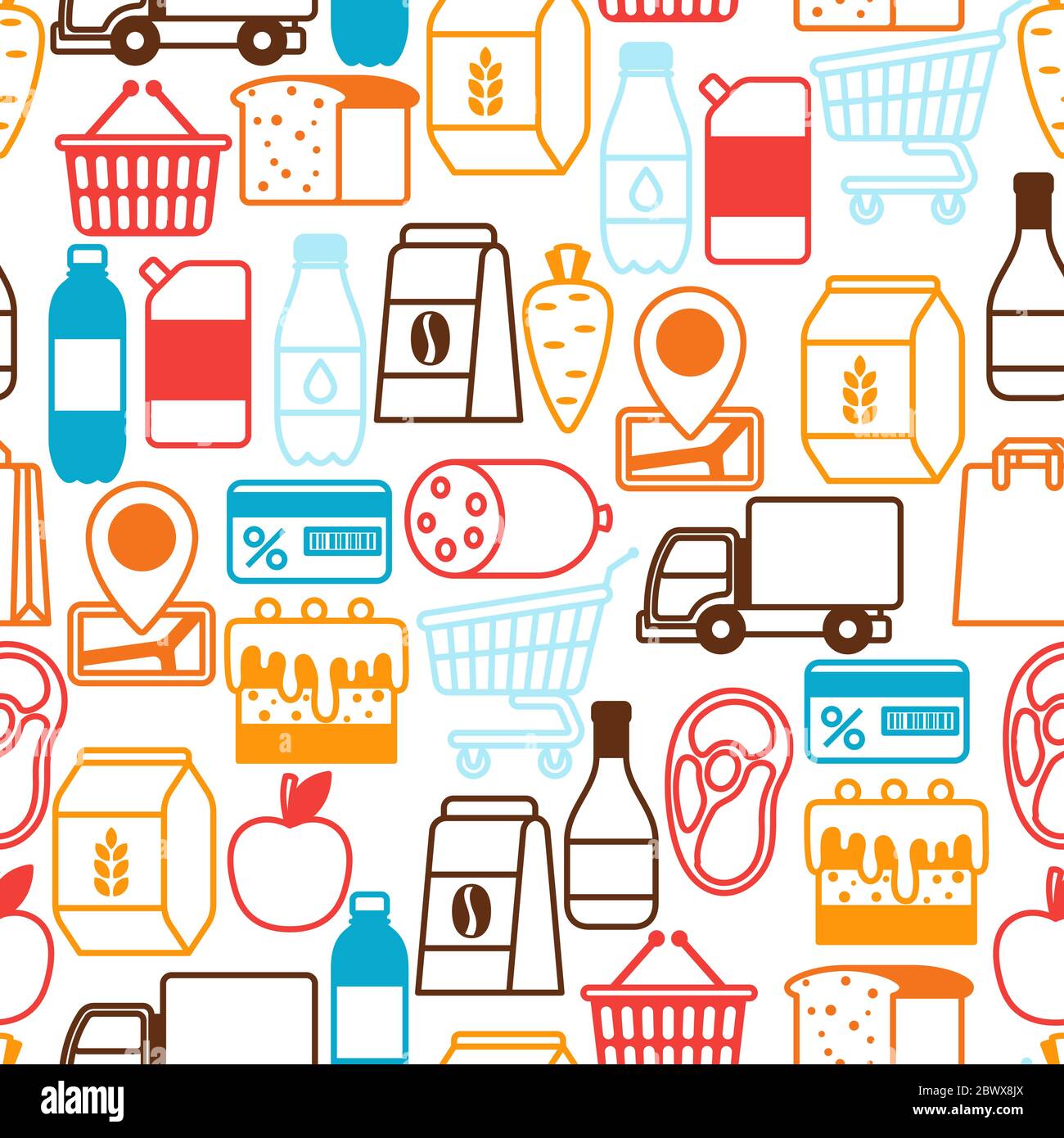 Truck grocery store Cut Out Stock Images & Pictures - Alamy